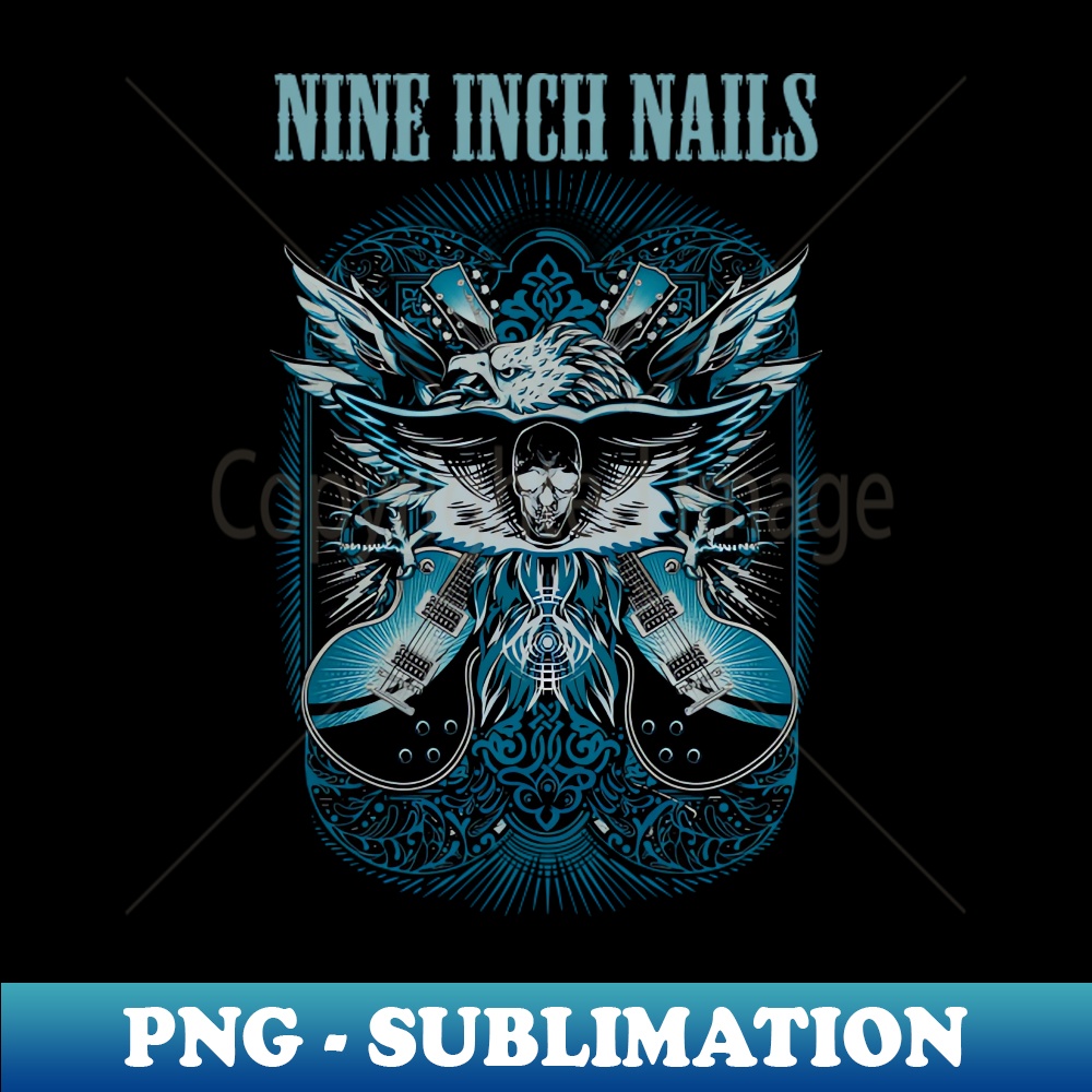 INCH NAILS BAND - Instant Sublimation Digital Download - Per | Inspire ...
