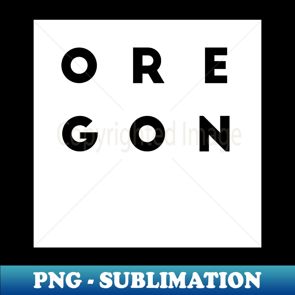 Oregon White square letters - PNG Transparent Digital Downl | Inspire ...