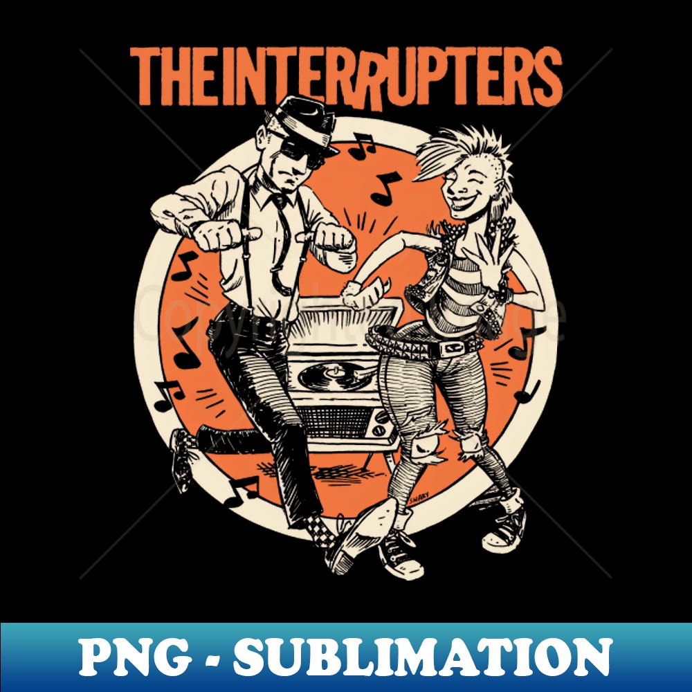 The Interrupters Pogo Dance - Decorative Sublimation PNG Fil | Inspire ...