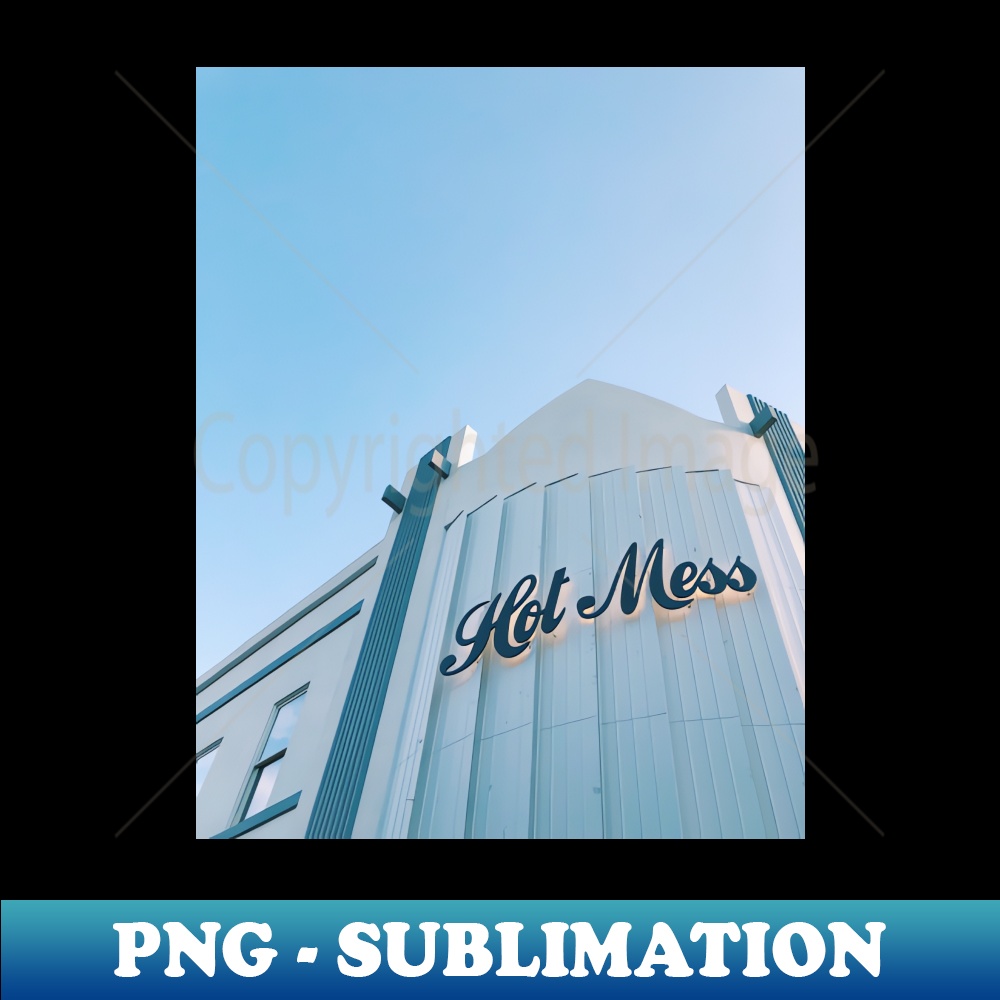 Hot Mess Neon Sign - Aesthetic Sublimation Digital File - Cr | Inspire ...