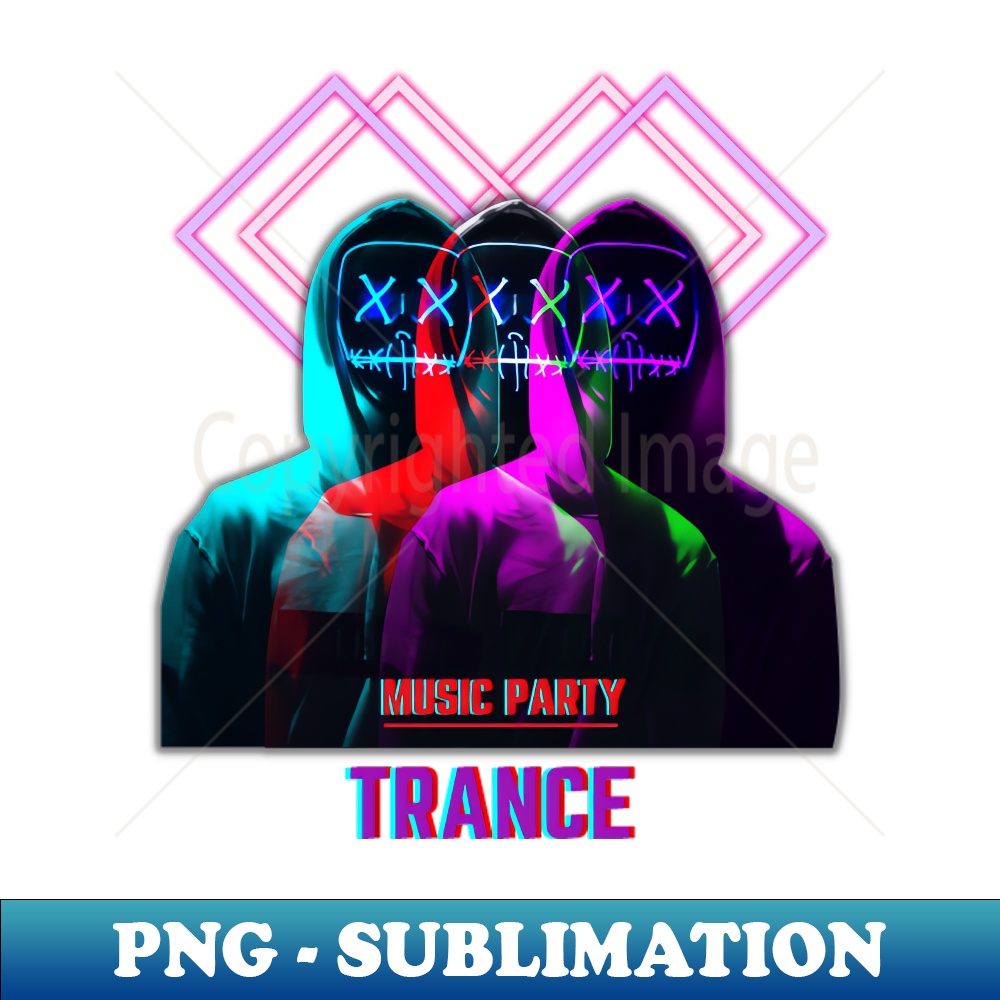 Music Party Trance - PNG Transparent Digital Download File f | Inspire ...