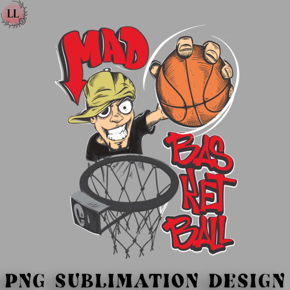 Basketball PNG MAD BASKETBALL | Inspire Uplift