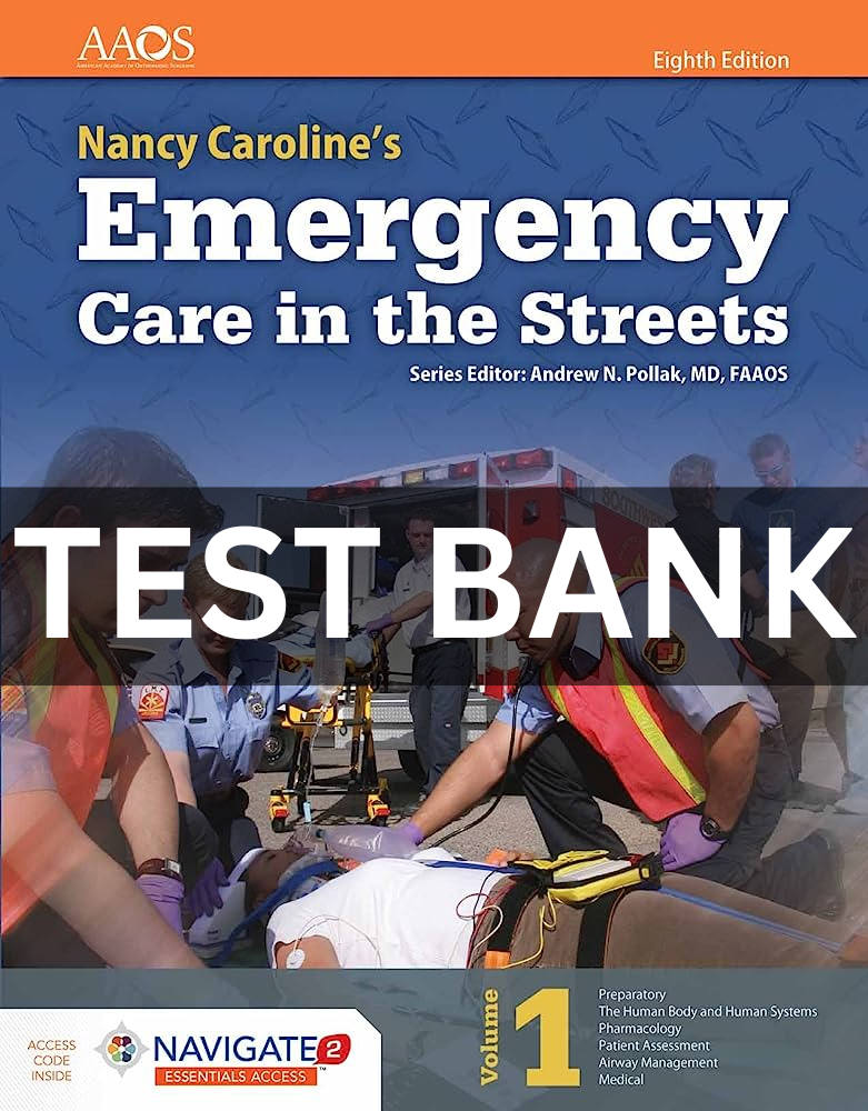 Emergency Care in the Streets 8th edition by Nancy Caroline | Inspire ...