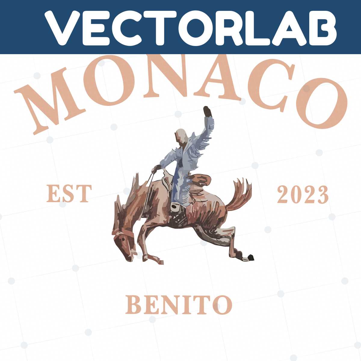 Retro Monaco Benito Est 2023 Song SVG File For Cricut | Inspire Uplift