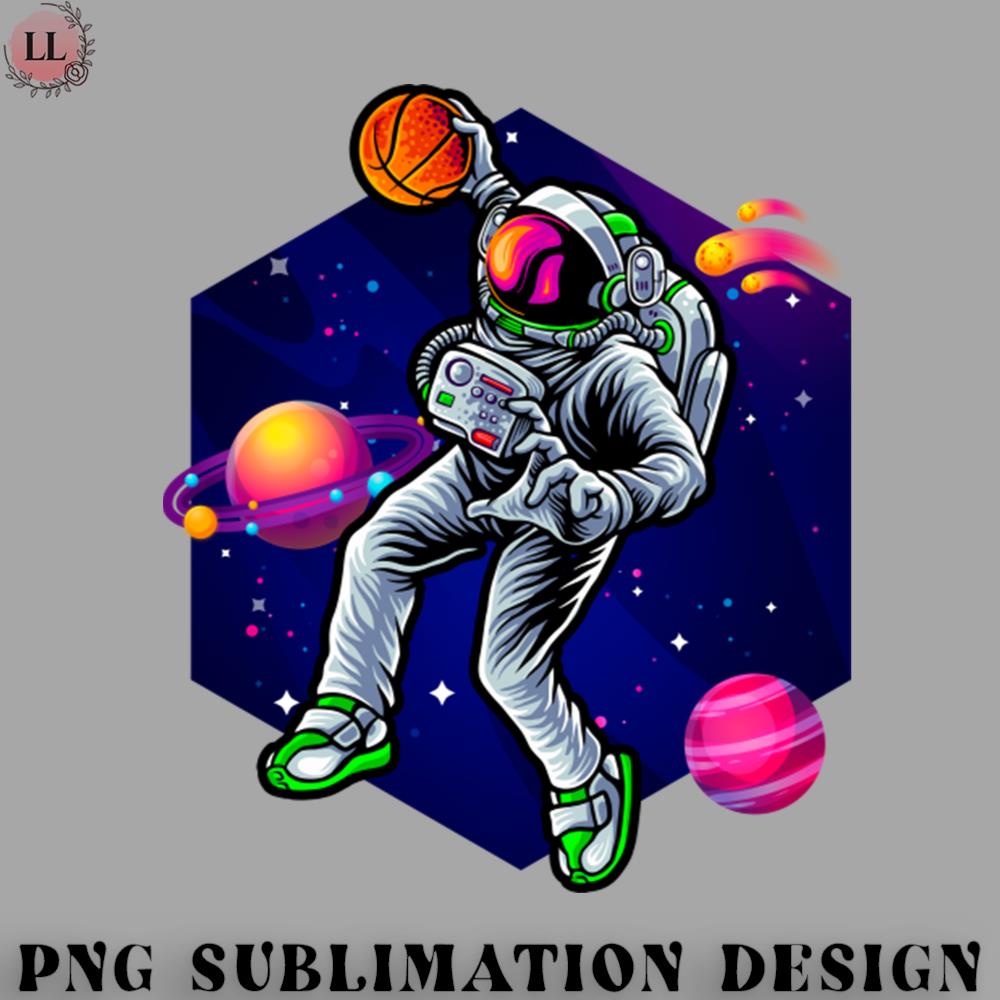 Basketball PNG Astrodunk basketballSlam dunk spaceAstronaut - Inspire ...