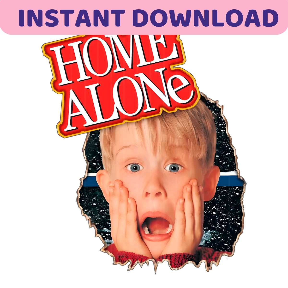 Funny Kevin Mccallister Scream Home Alone PNG Download | Inspire Uplift