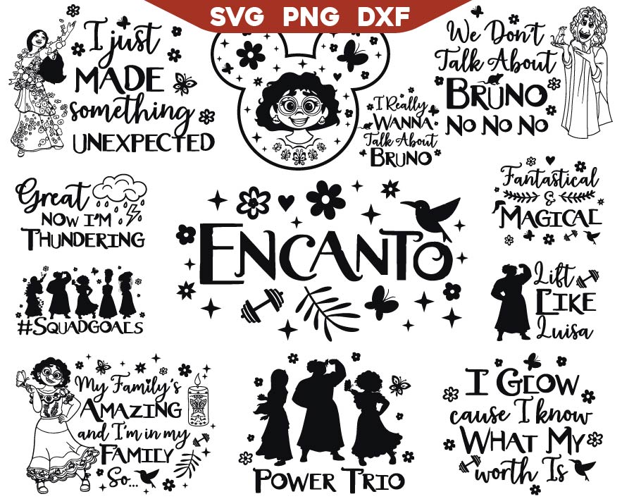 Disney Encanto Svg, Princess Mickey svg, Encanto Quotes Svg, - Inspire ...