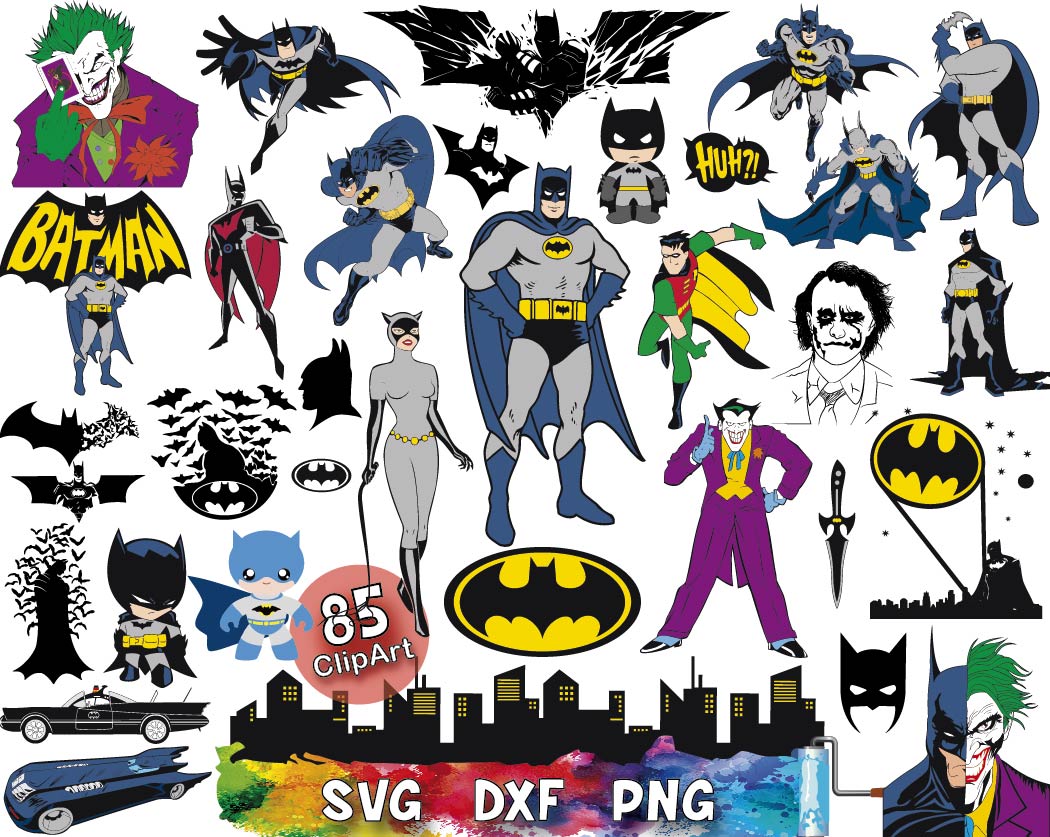Batman Svg Bundle, Batman Symbol Svg, Superhero SVG Bundle, - Inspire ...