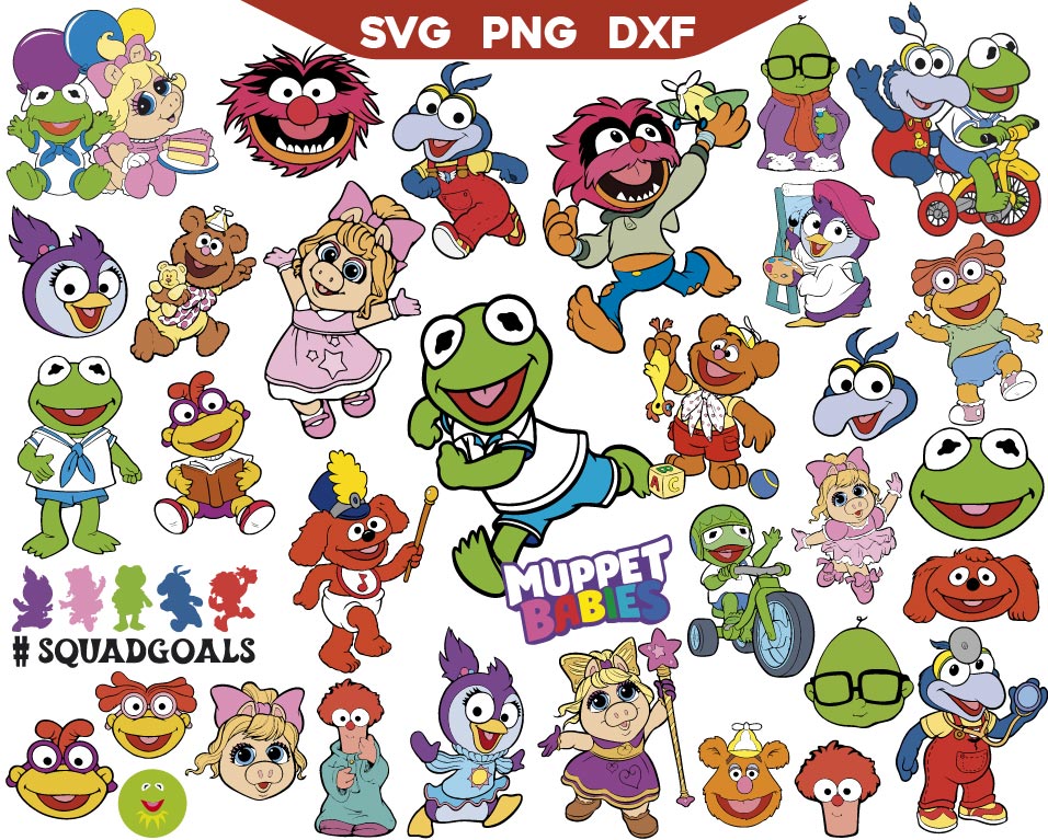 Disney The Muppets Svg Bundle, Muppets Babies SVG, Sesame Mo - Inspire ...