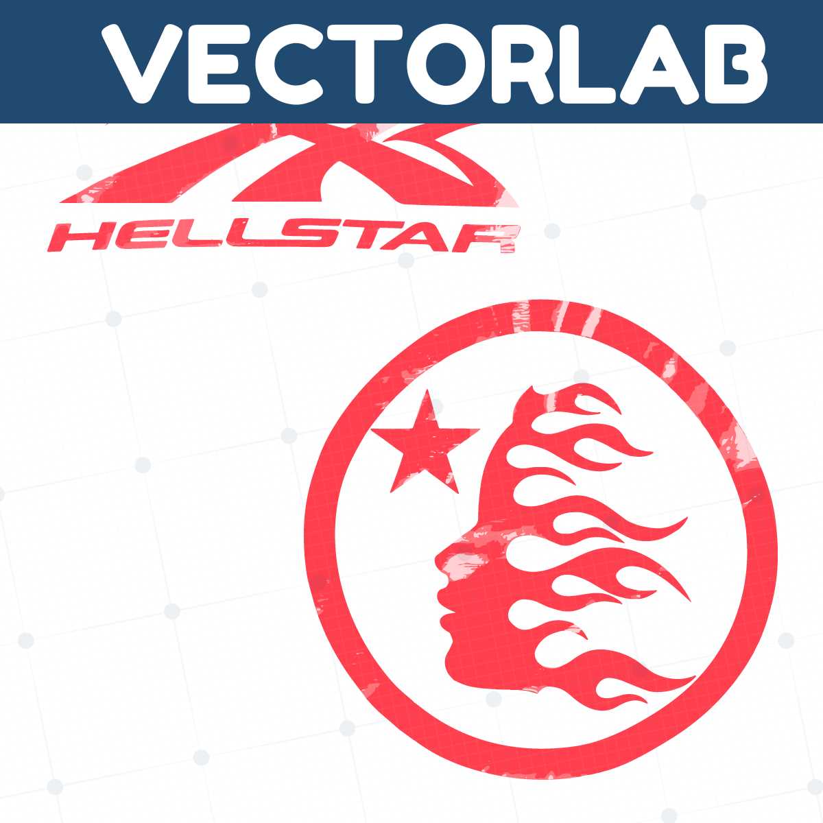 Retro Hellstar Sport Logo Brand SVG Cutting Digital File | Inspire Uplift