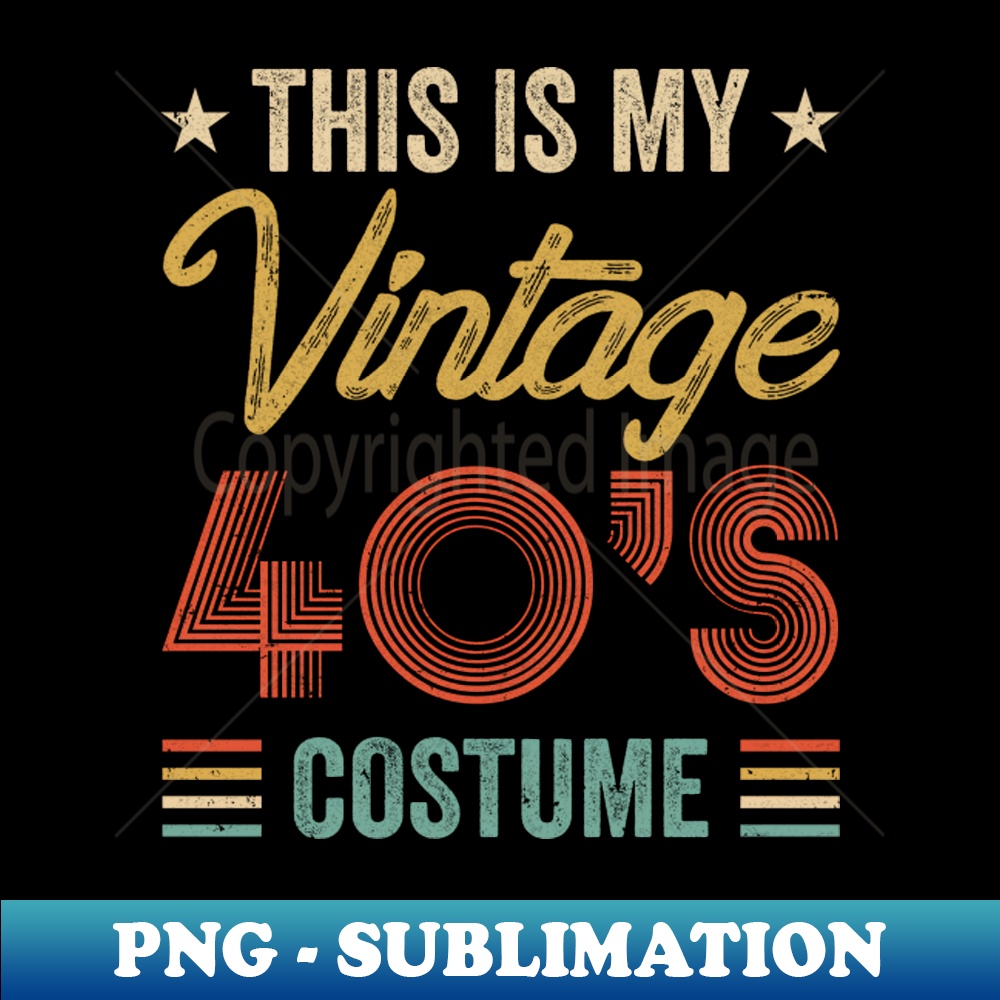 Vintage 40s Costume 40s Outfit 1940s Fashion 40 Theme Party | Inspire ...