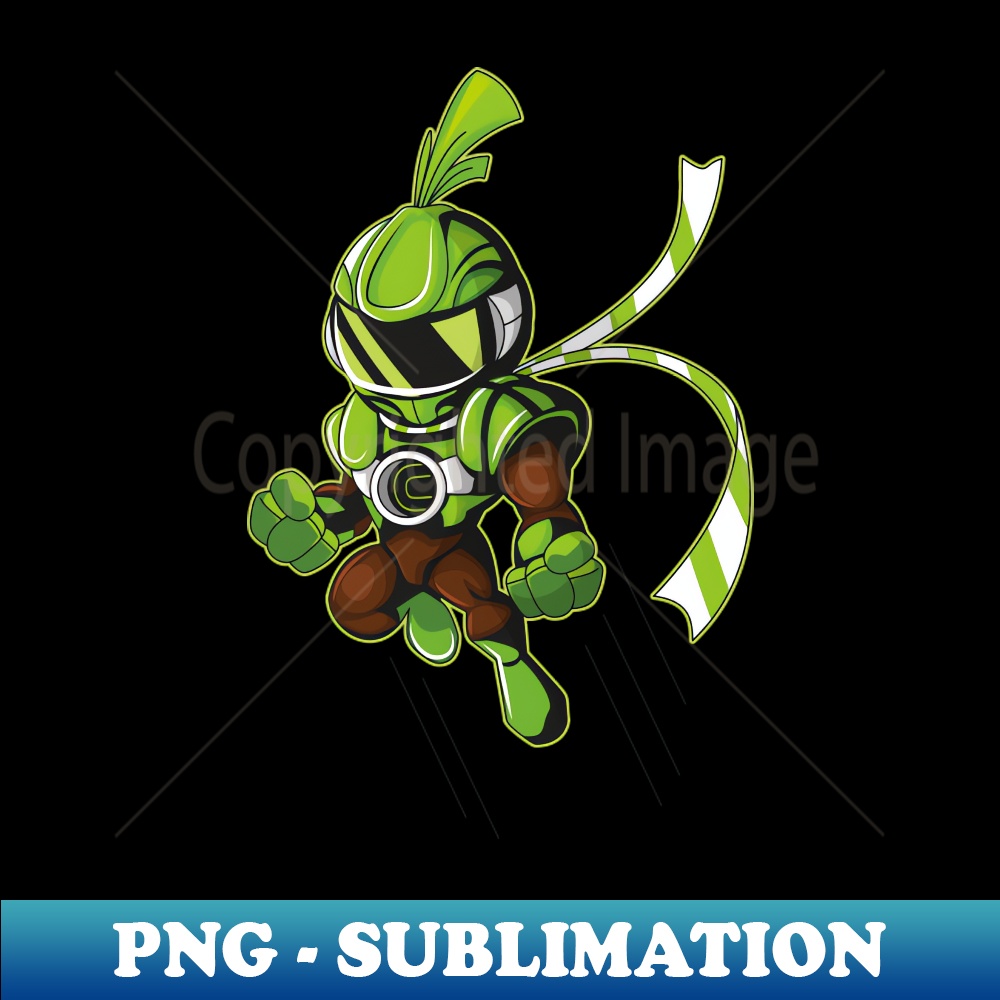 Coconut Superhero Cartoon in Action - Artistic Sublimation D | Inspire ...