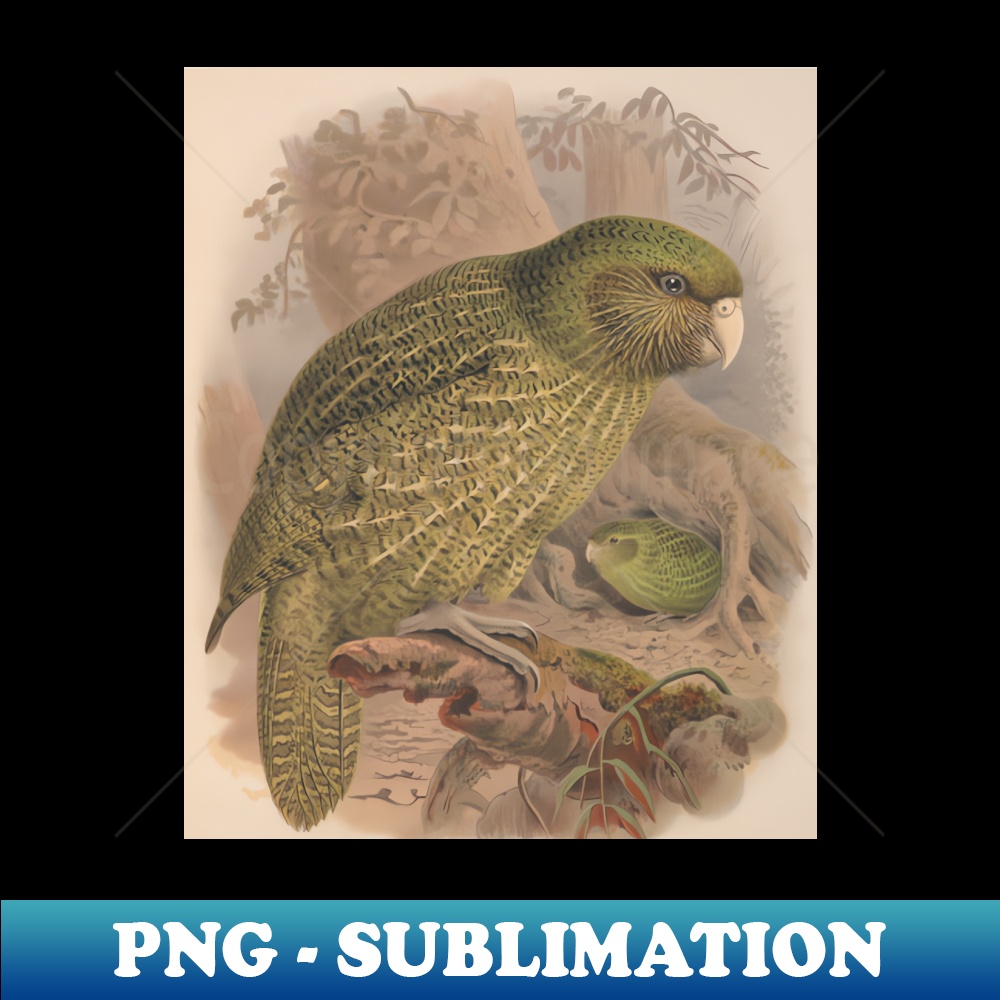 Kakapo by Johannes Keulemans - Aesthetic Sublimation Digital - Inspire ...