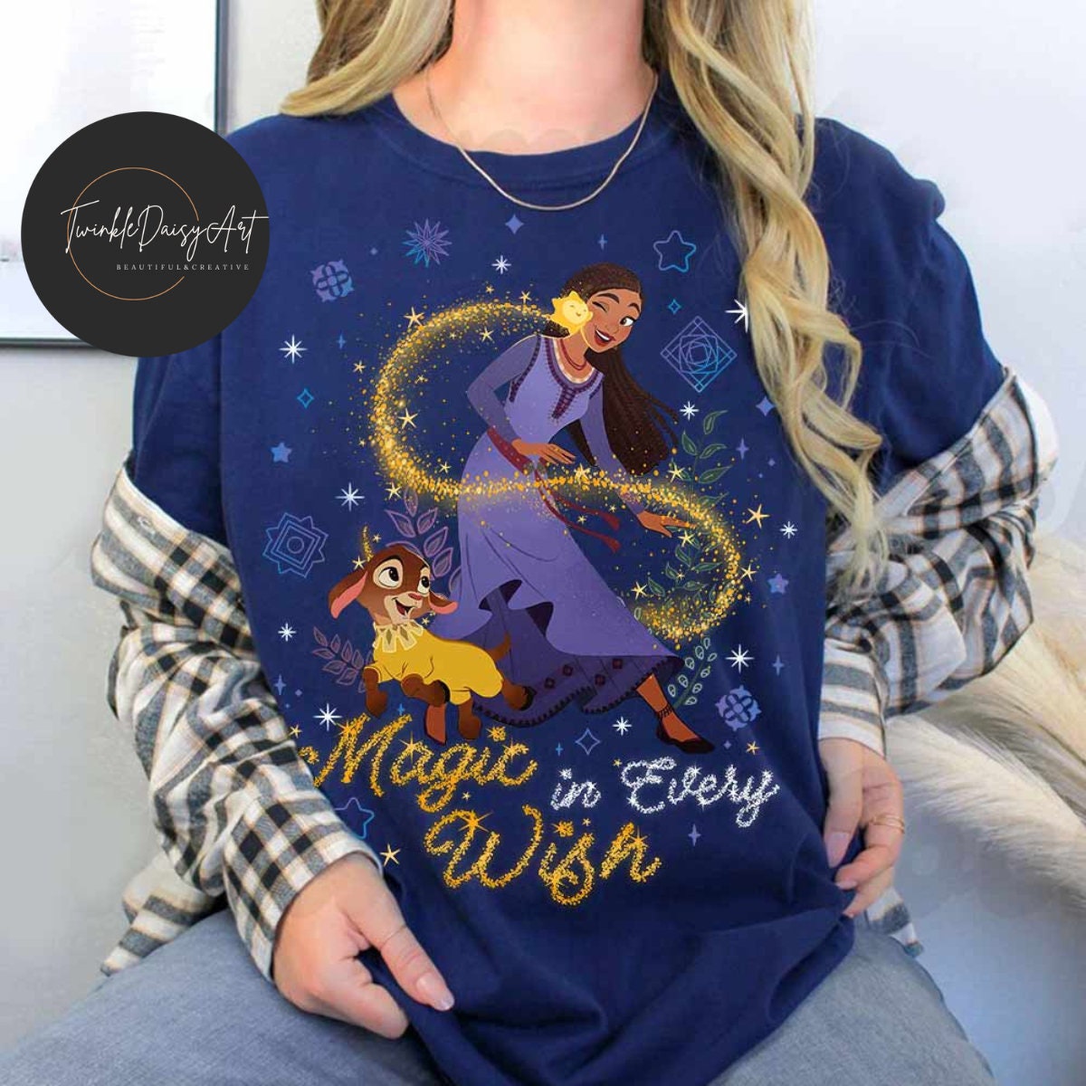 Magic in every wish Disney Wish movie shirt, Asha Disney Wis | Inspire ...