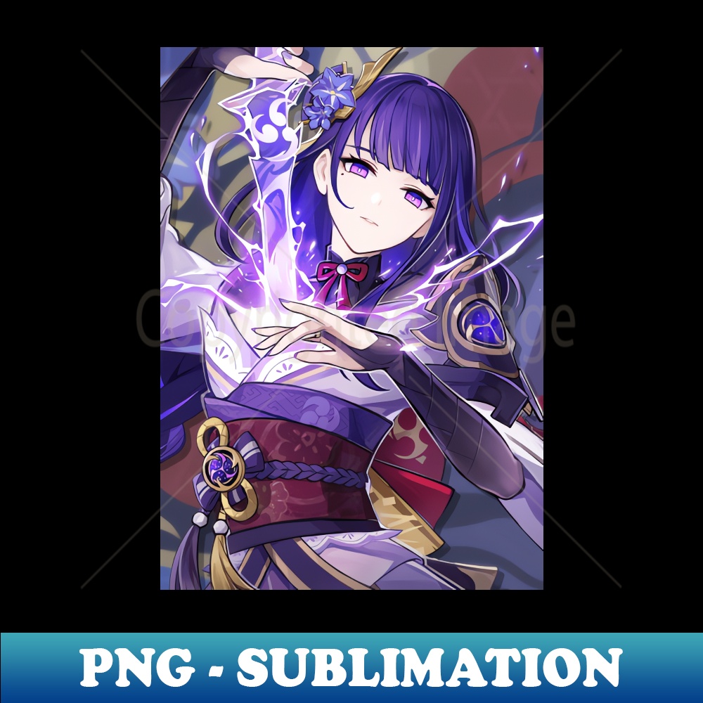 Shogun Genshin Impact - Aesthetic Sublimation Digital File - | Inspire Uplift