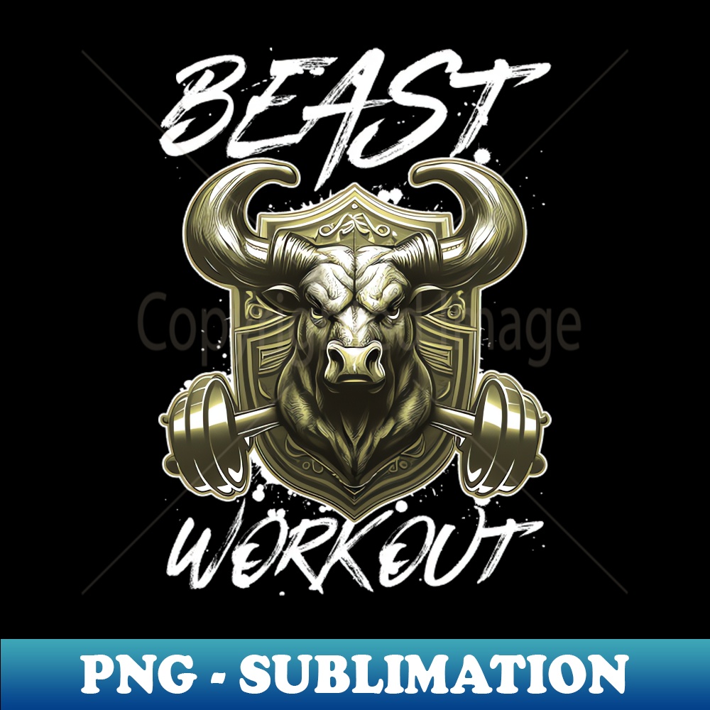 Beast Workout Bull Head Dumbbell Fitness Taurus Muscles Gym | Inspire ...