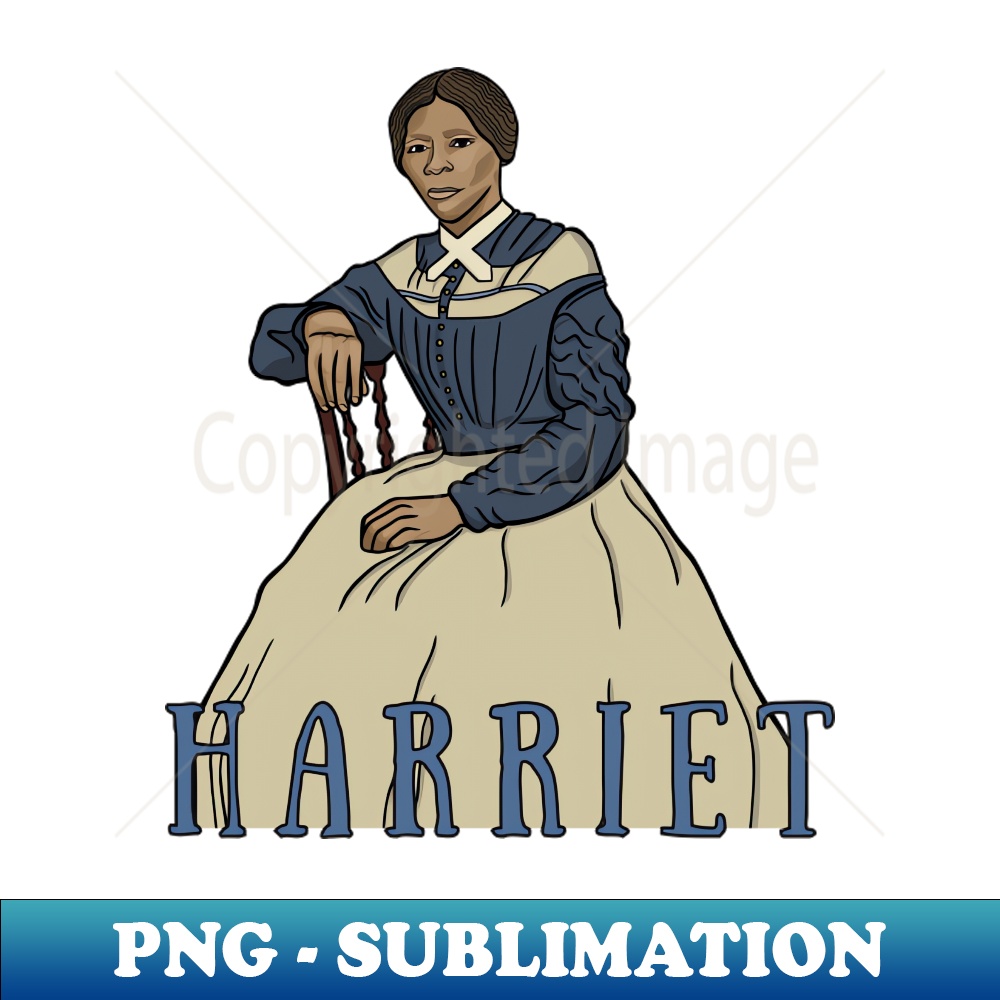 Harriet Tubman Portrait - High-Resolution PNG Sublimation Fi - Inspire ...