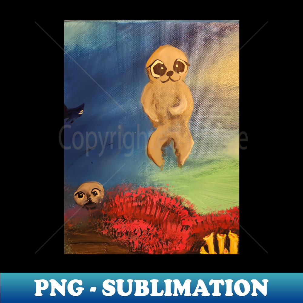 Cute Worried Seal - Exclusive PNG Sublimation Download - Def - Inspire ...
