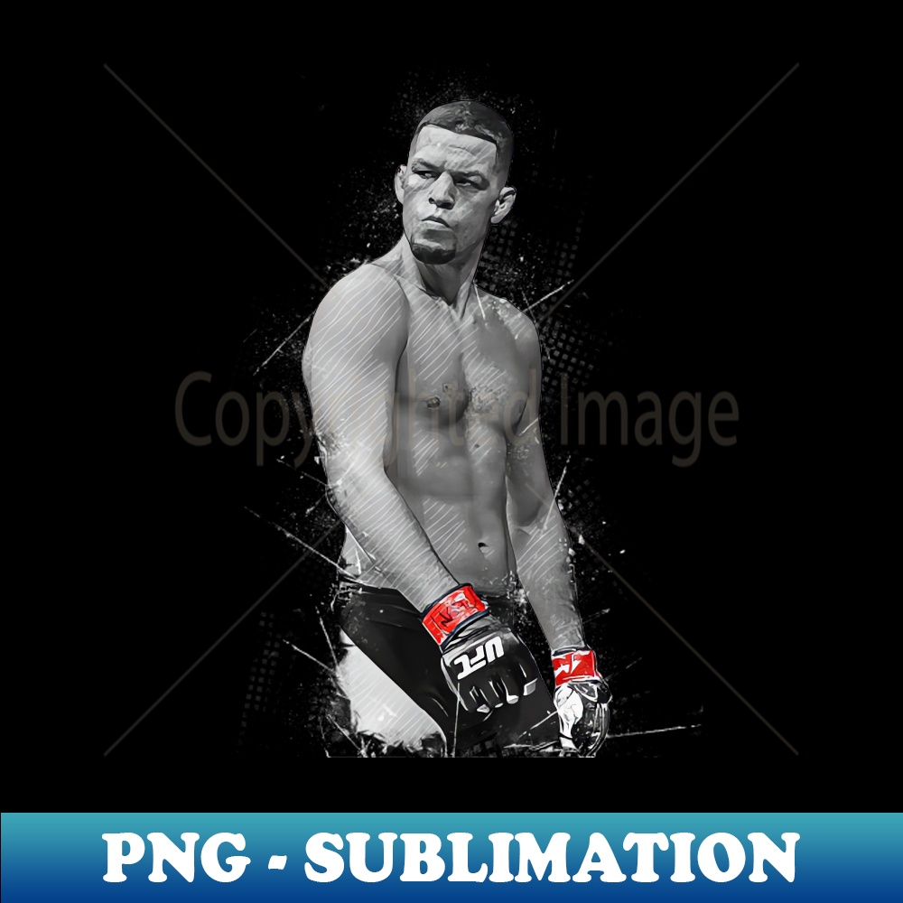 Nate Diaz - Vintage Sublimation PNG Download - Transform You - Inspire ...