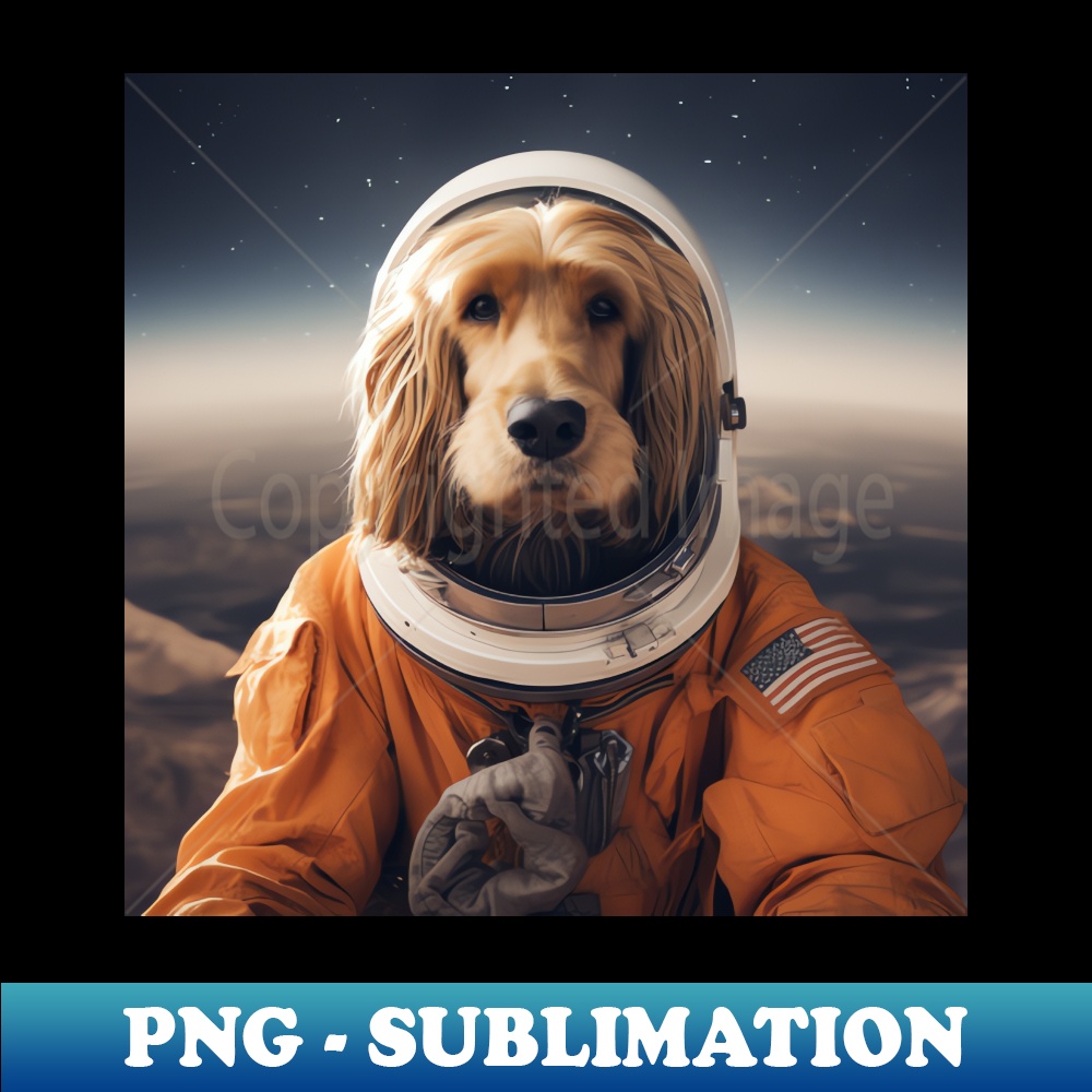 Astro Dog - Afghan Hound - Vintage Sublimation PNG Download | Inspire ...