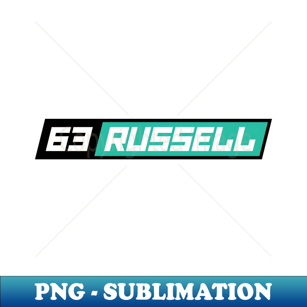 George Russell 63 F1 Driver - Instant PNG Sublimation Downlo | Inspire ...