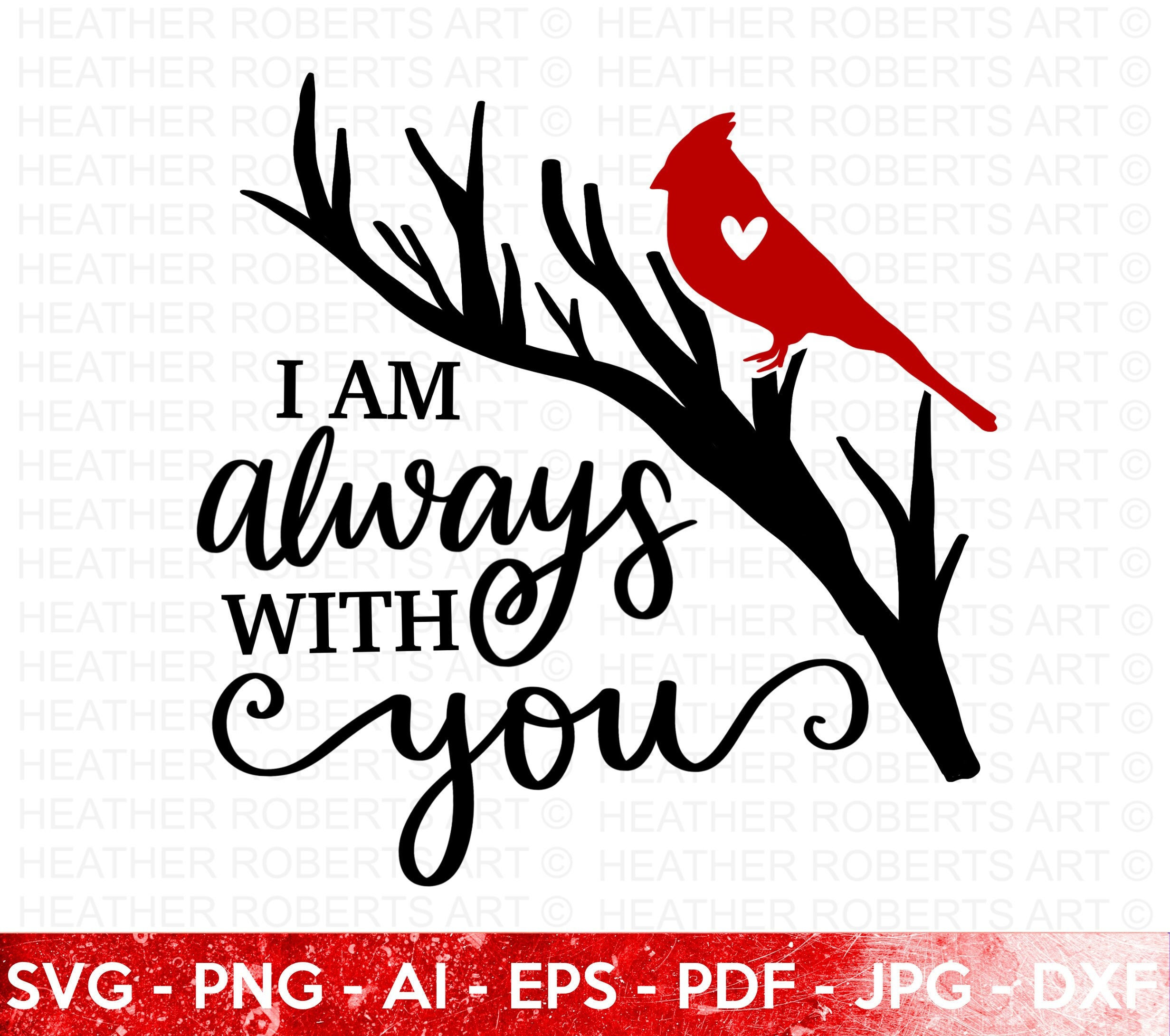 Cardinal Memorial SVG, Memorial SVG, Cardinal SVG, Always Wi - Inspire ...