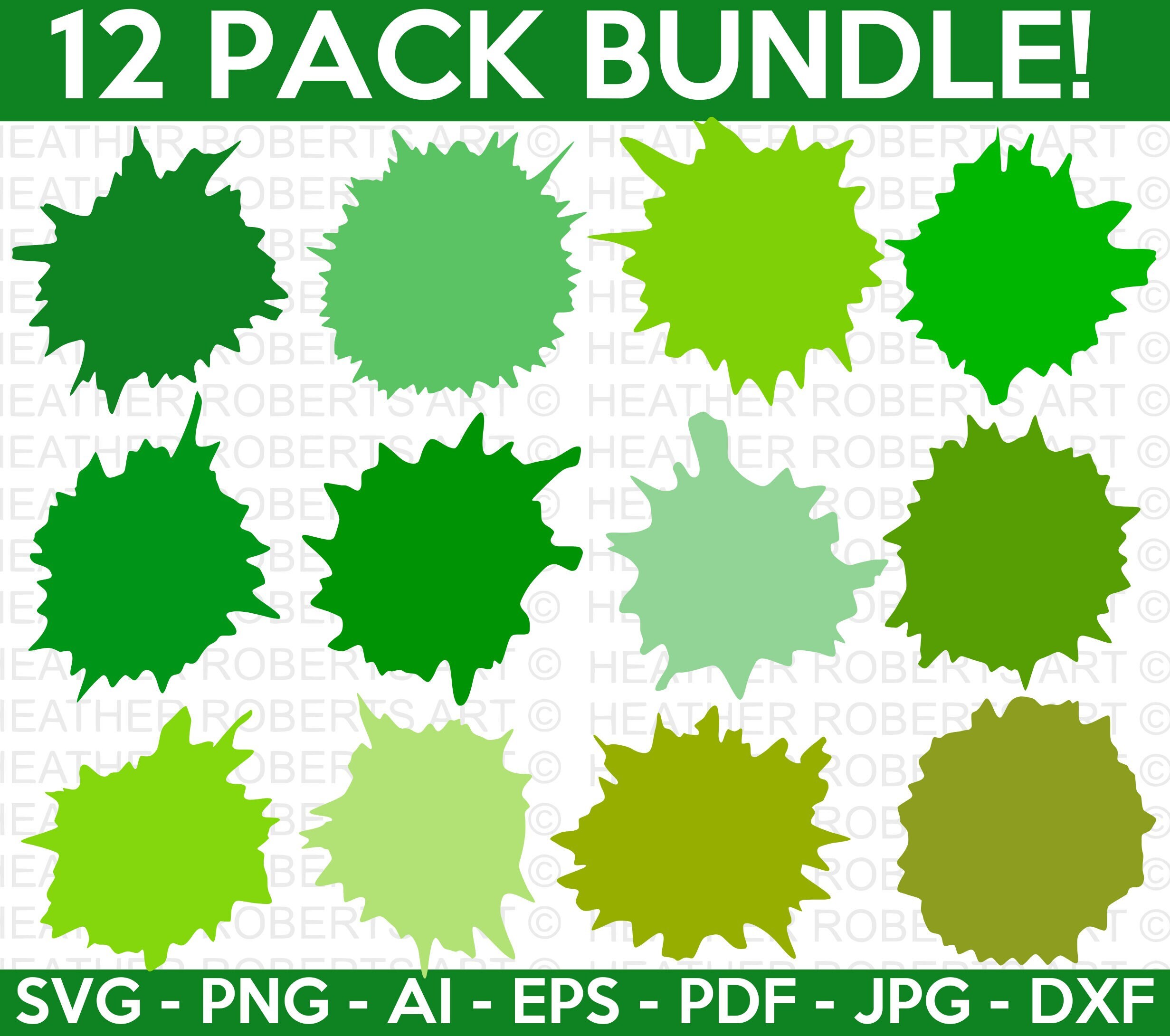 Slime SVG Bundle, Paint Splatter SVG, Paint Splash svg, Pain - Inspire ...