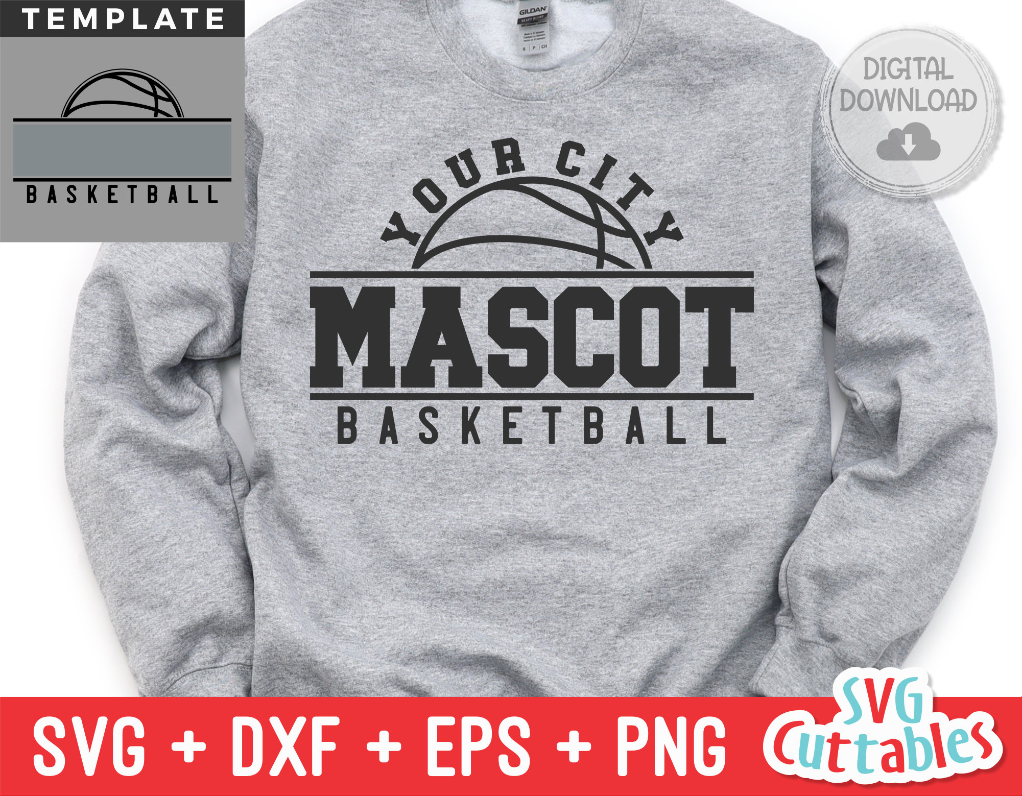 Basketball SVG - Basketball Cut File - Template 0055 - svg - - Inspire ...