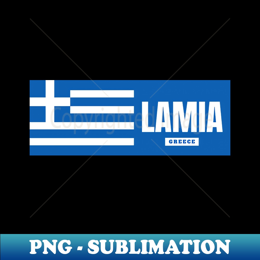 Lamia City with Greek Flag - Stylish Sublimation Digital Dow | Inspire ...