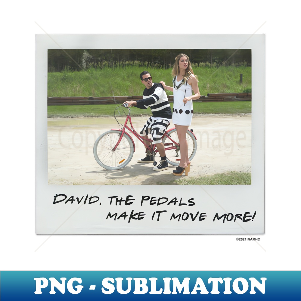 Schitts Creek Instant Photo Alexis David - David the Pedals | Inspire Uplift