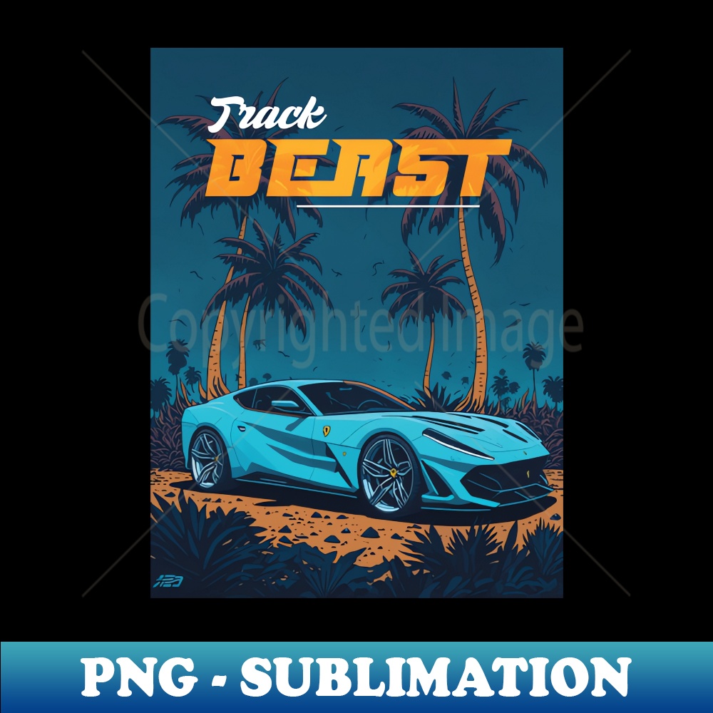 Track Beast - PNG Transparent Sublimation Design - Vibrant a - Inspire ...