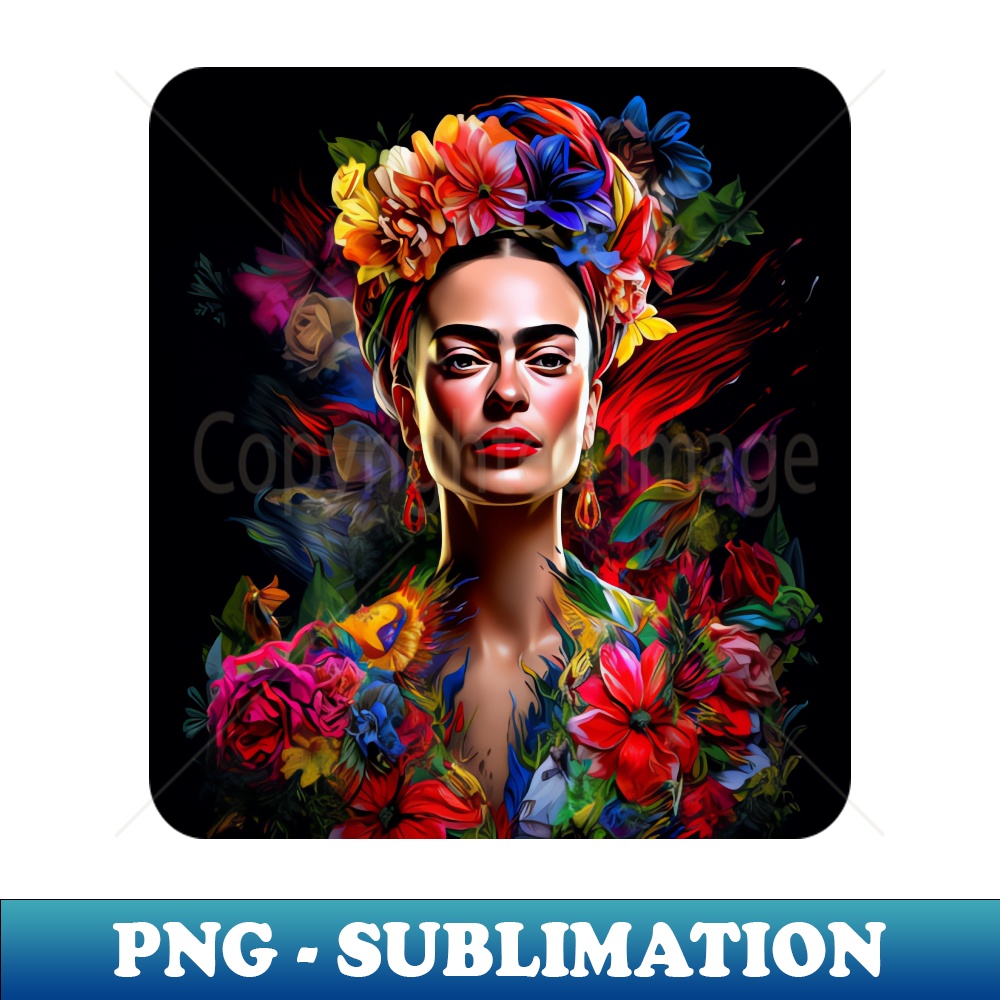 Frida Khalo - Stylish Sublimation Digital Download - Enhance | Inspire Uplift
