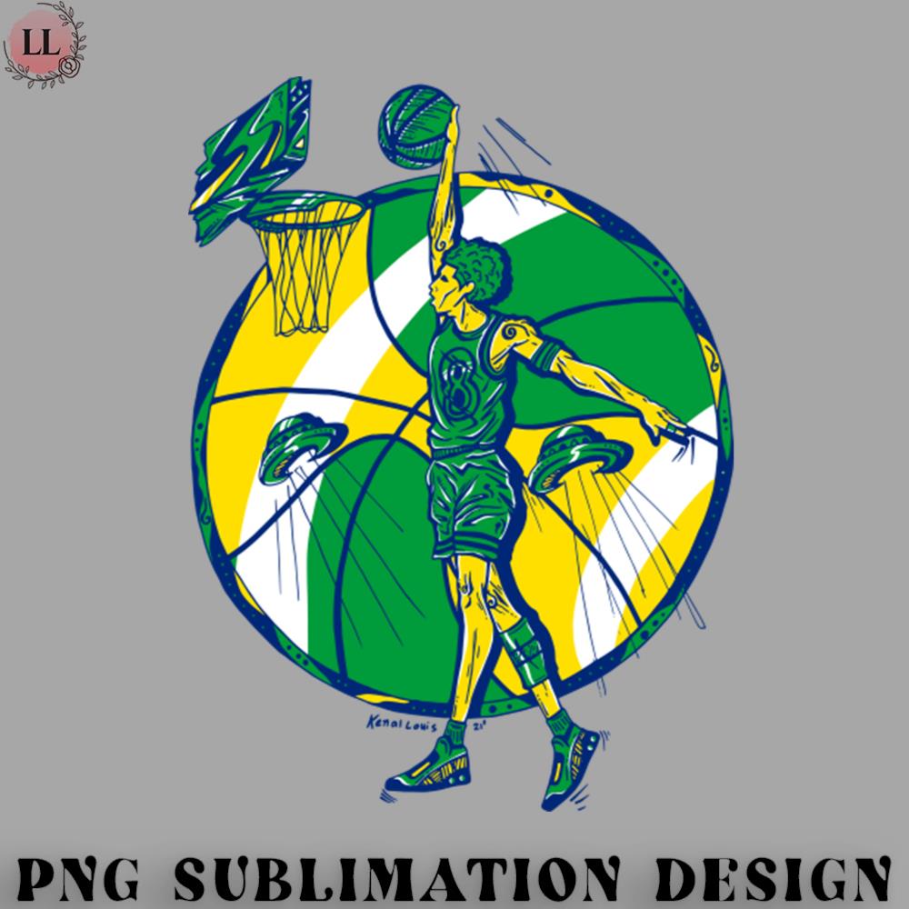 Basketball PNG Brasil Legendary Baller Number 8 | Inspire Uplift