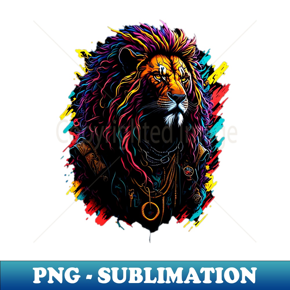 Roaring Style Urban Lion King - Trendy Sublimation Digital D | Inspire ...