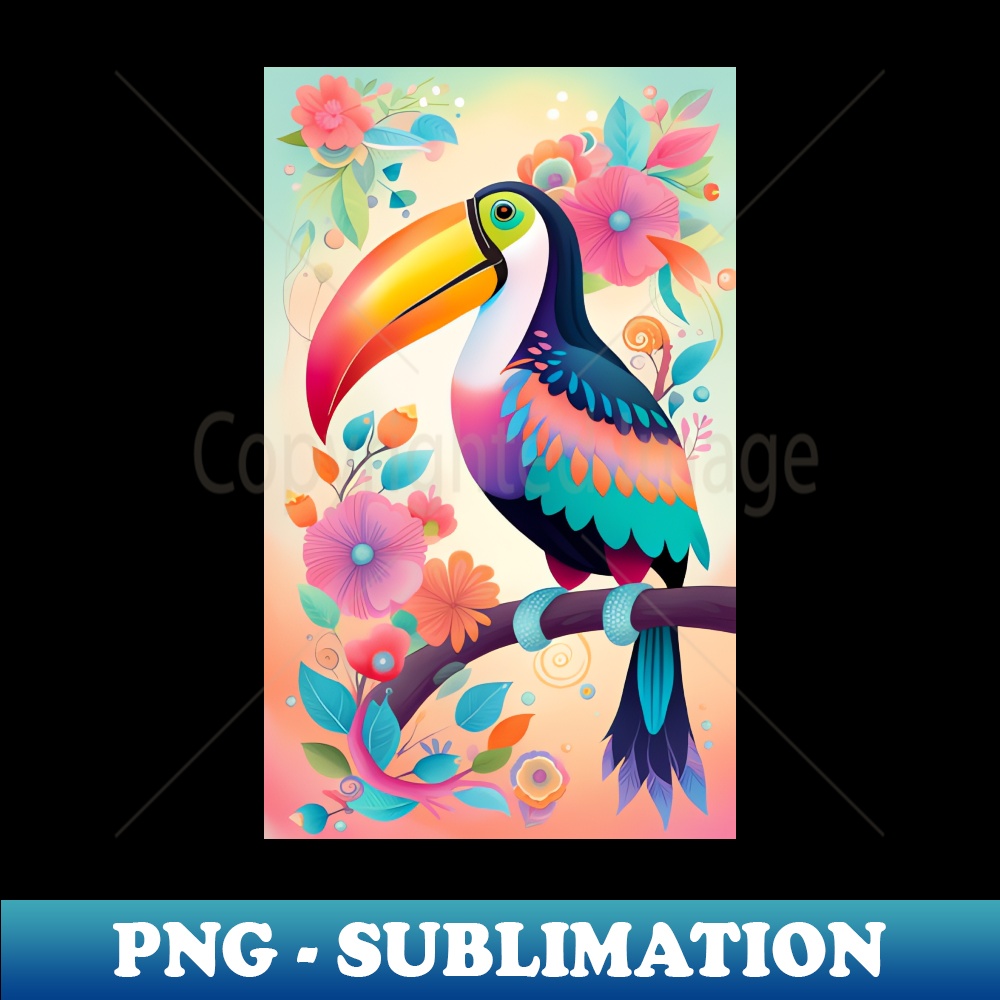 toucan art - Instant PNG Sublimation Download - Capture Imag | Inspire ...