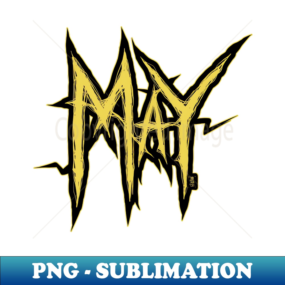 May - Decorative Sublimation PNG File - Perfect for Personal | Inspire ...