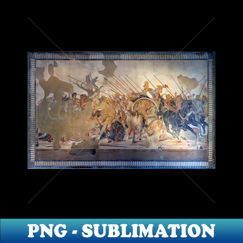 Battle of Alexander the Great and Darius III mosaic - Artist | Inspire ...