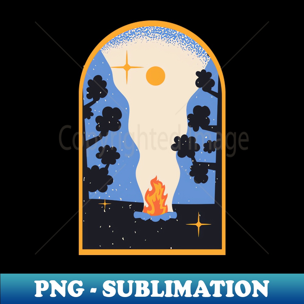 Magical Fire Animated Drawing Digital Art - Instant Sublimat | Inspire ...