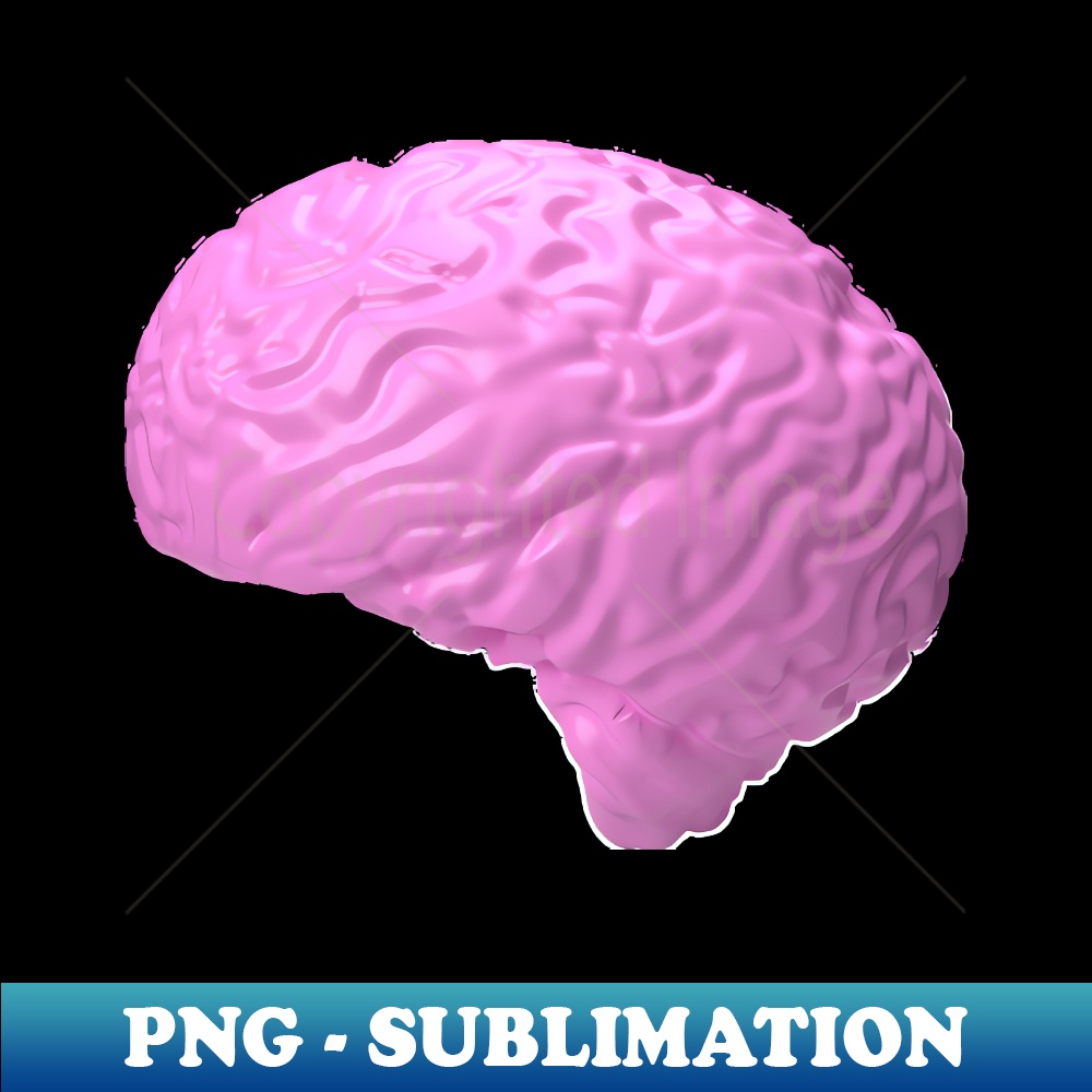 The pink brain - PNG Transparent Digital Download File for S | Inspire ...