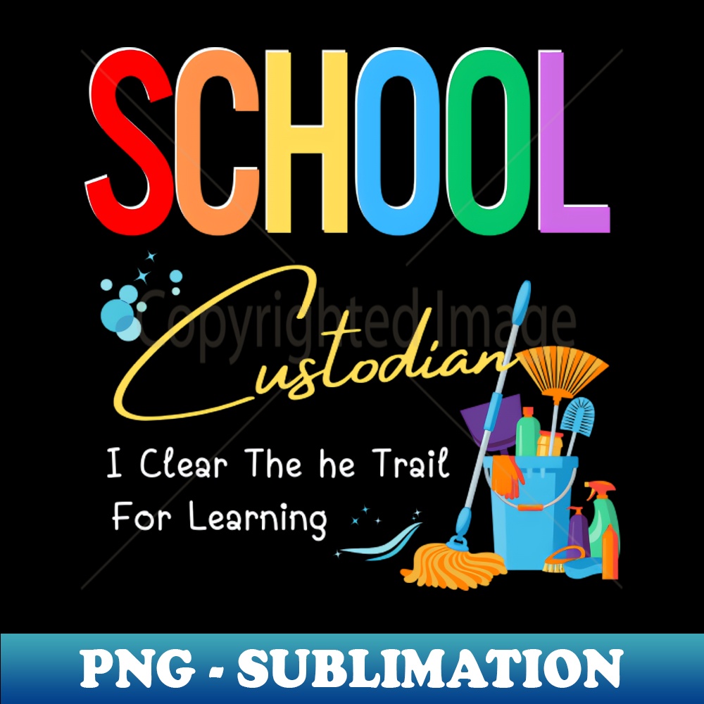 School Custodian Clear Trail Learning Back To School Janitor | Inspire ...