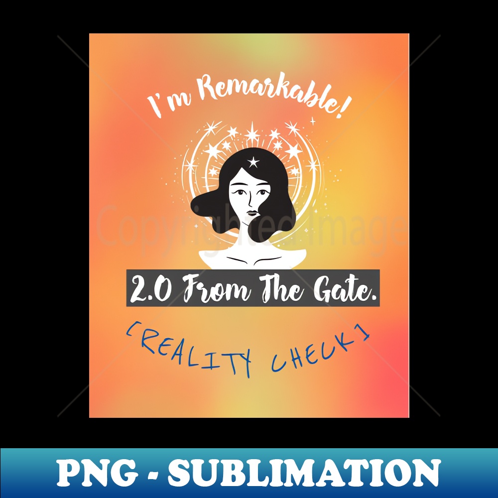 Remarkable Woman - PNG Transparent Digital Download File for | Inspire ...