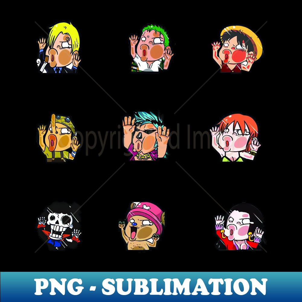 one piece sticker - Instant PNG Sublimation Download - Defyi | Inspire ...