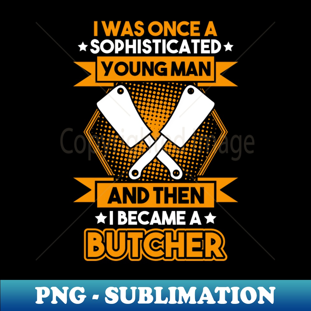 Butcher Meat Cutter Butchery - Instant PNG Sublimation Downl | Inspire ...