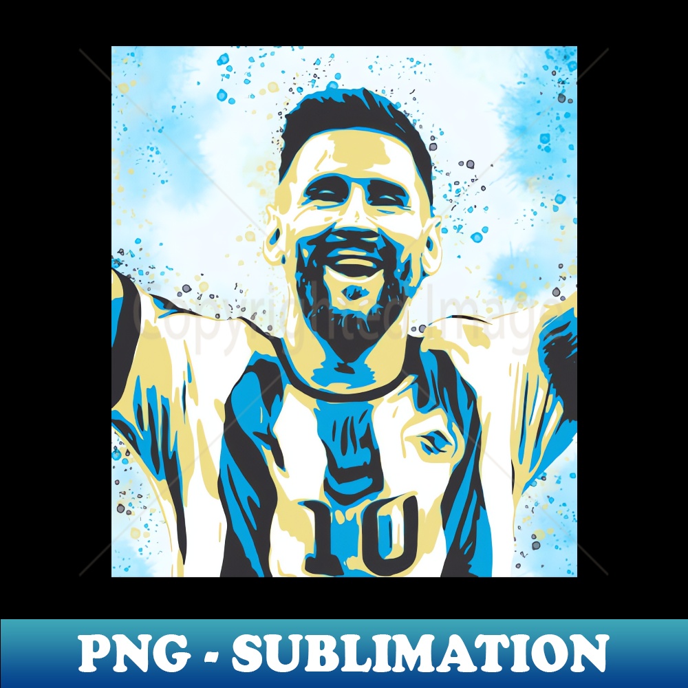 Messi Wpap - Signature Sublimation PNG File - Stunning Subli | Inspire ...