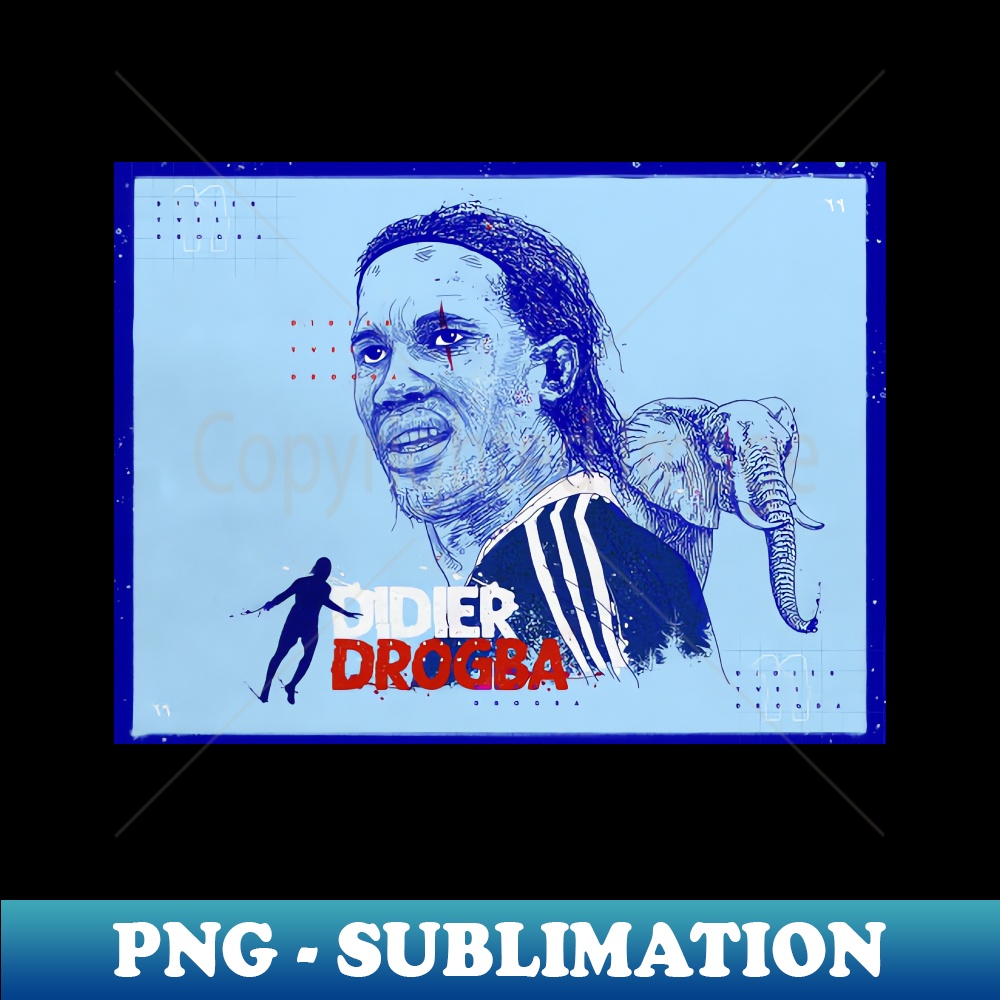 Didier Drogba - Vintage Sublimation PNG Download - Revolutio | Inspire ...