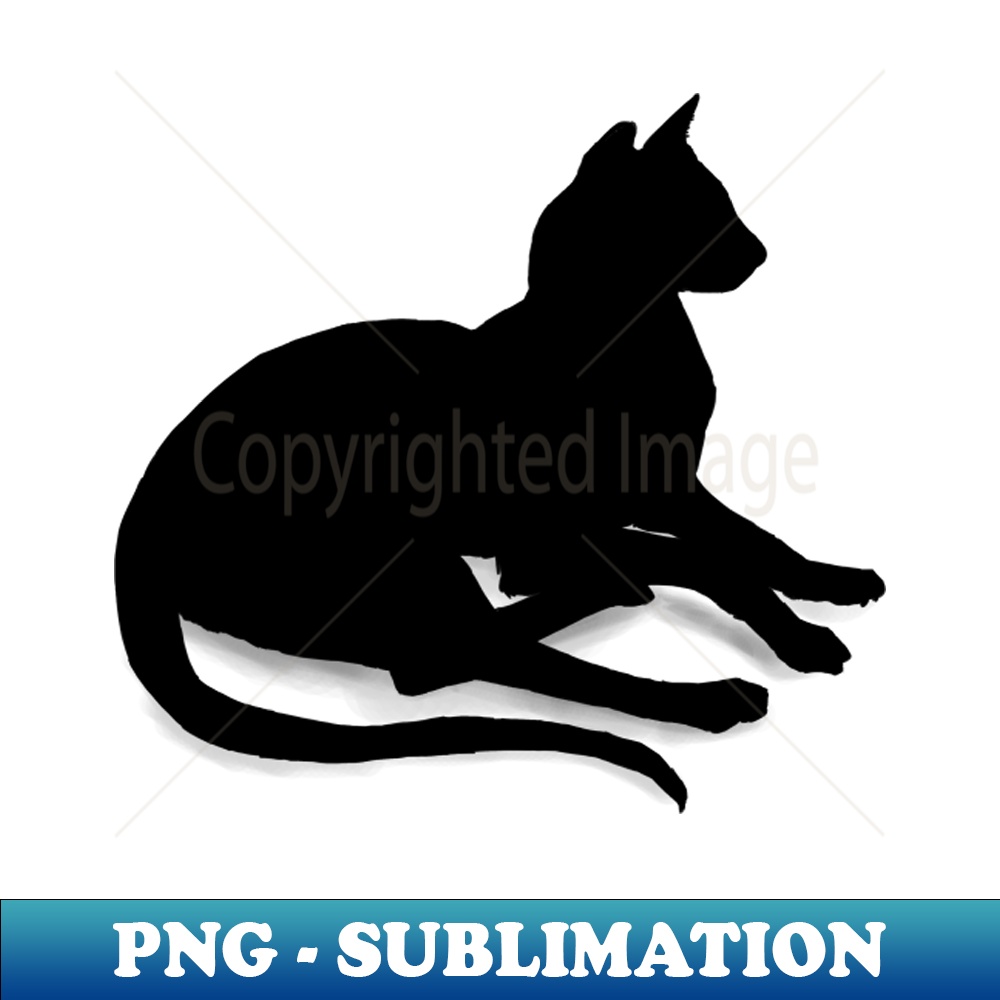 Oriental Cat Silhouette - Exclusive PNG Sublimation Download | Inspire ...