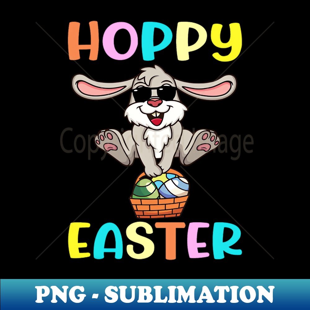 Hoppy Easter Bunny Easter Eggs Kids - Instant PNG Sublimatio | Inspire ...