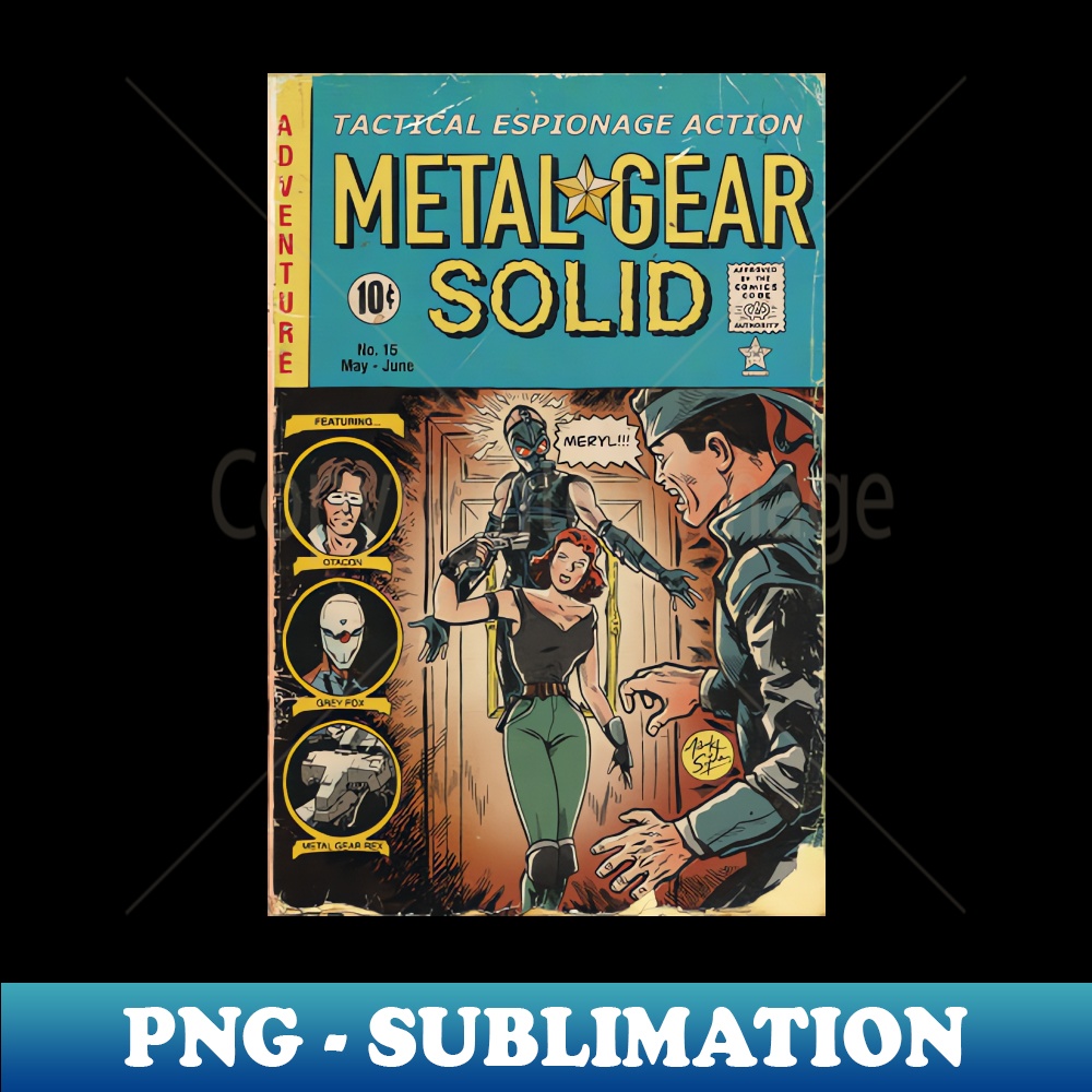 Metal Gear Solid fan art comic cover - Aesthetic Sublimation | Inspire ...