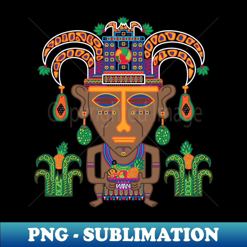 MUISCA CHIBCHA COLOMBIA FRUIT INDIAN MASK - full colour - PN | Inspire ...