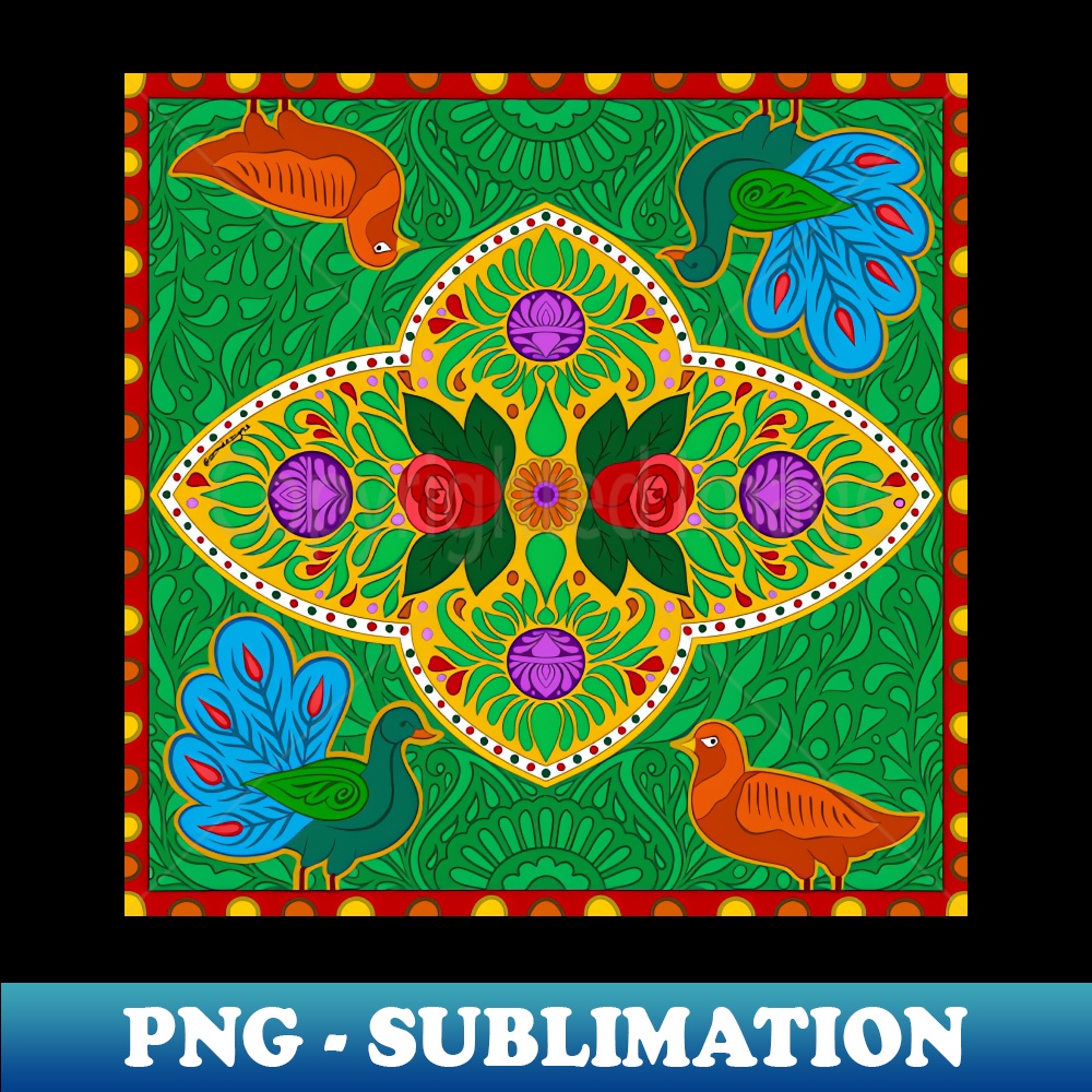 Pakistani Truck Art With Peacock and Bird - Sublimation-Read | Inspire ...